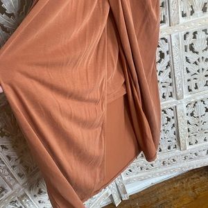 L'Academie | Dresses | Lacademie The Judy Midi Dress In Terracotta S ...